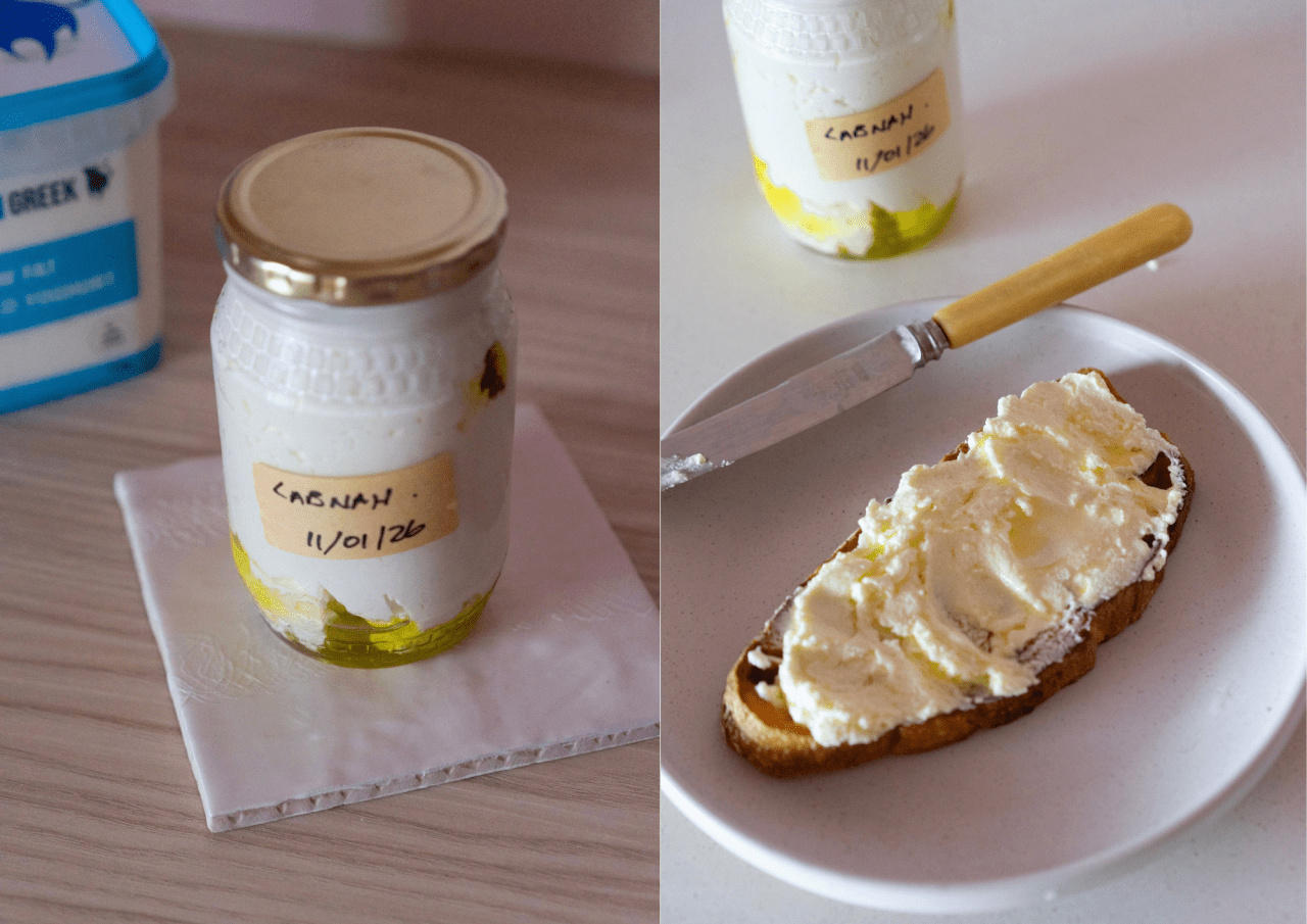 Garlic Labneh Recipe (Made From Scratch) - The Gourmet Greek