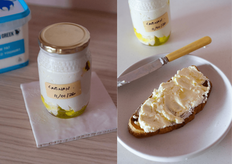 Garlic Labneh Recipe (Made From Scratch) - The Gourmet Greek